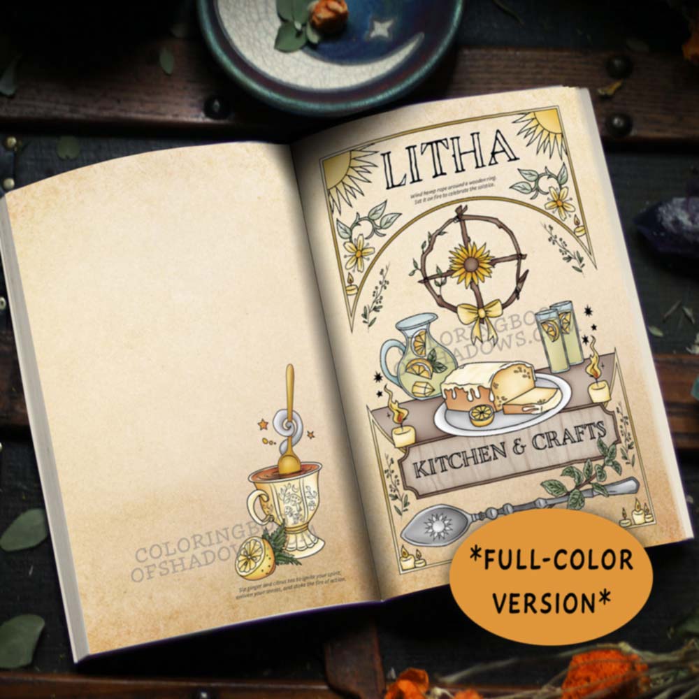 Full-Color Books - Coloring Book of Shadows