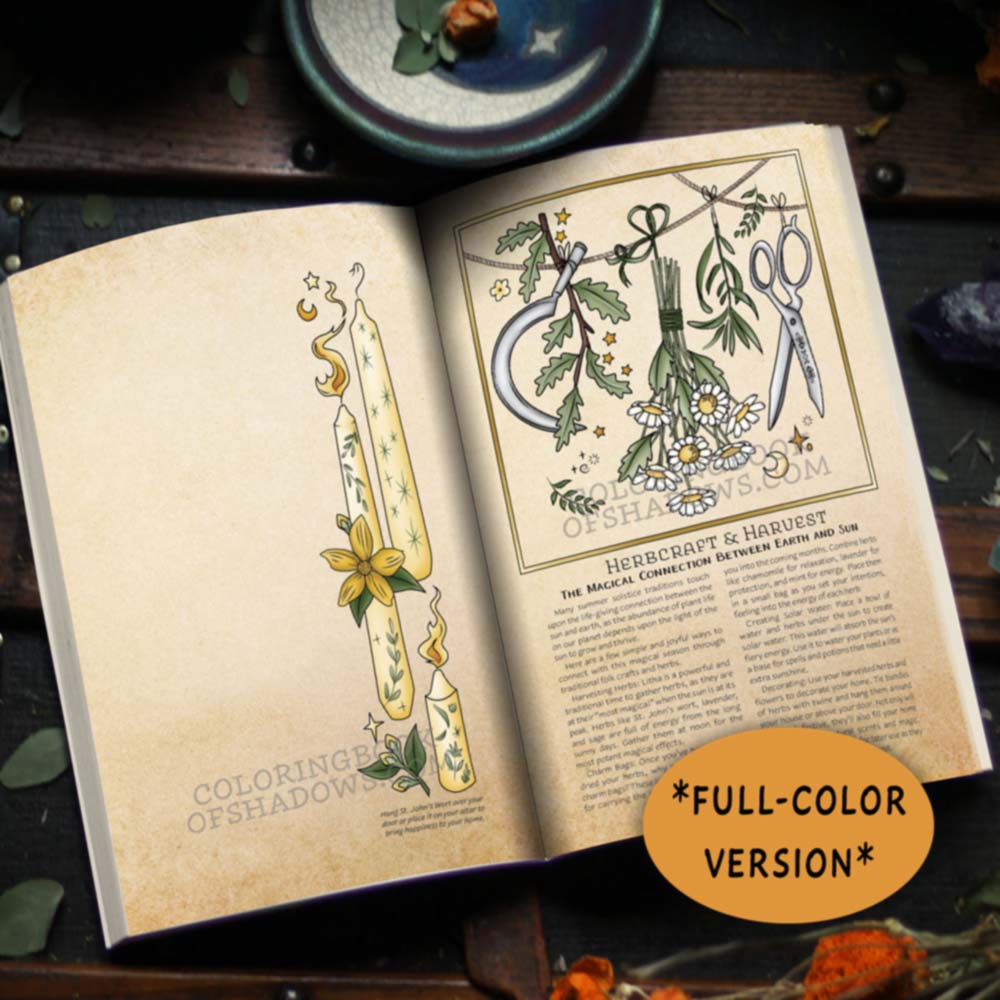 Full-Color Books - Coloring Book of Shadows