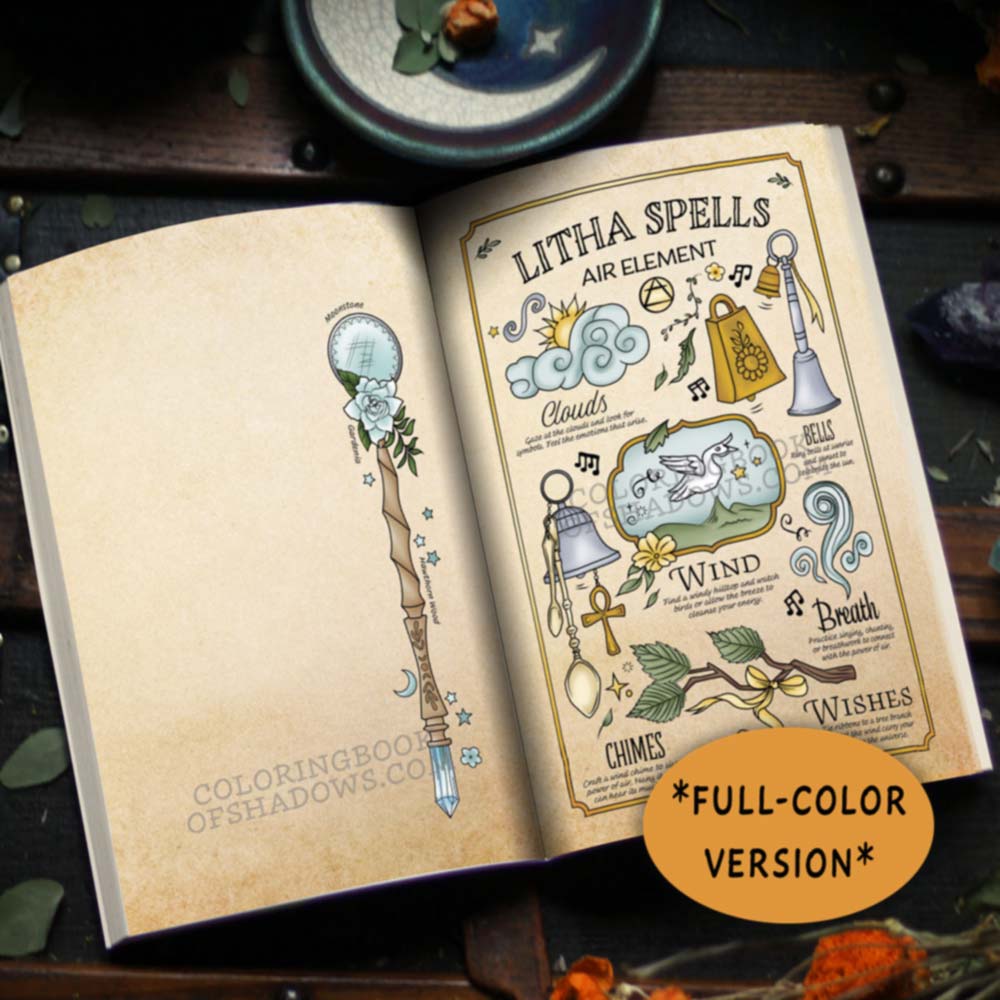 Full-Color Books - Coloring Book of Shadows