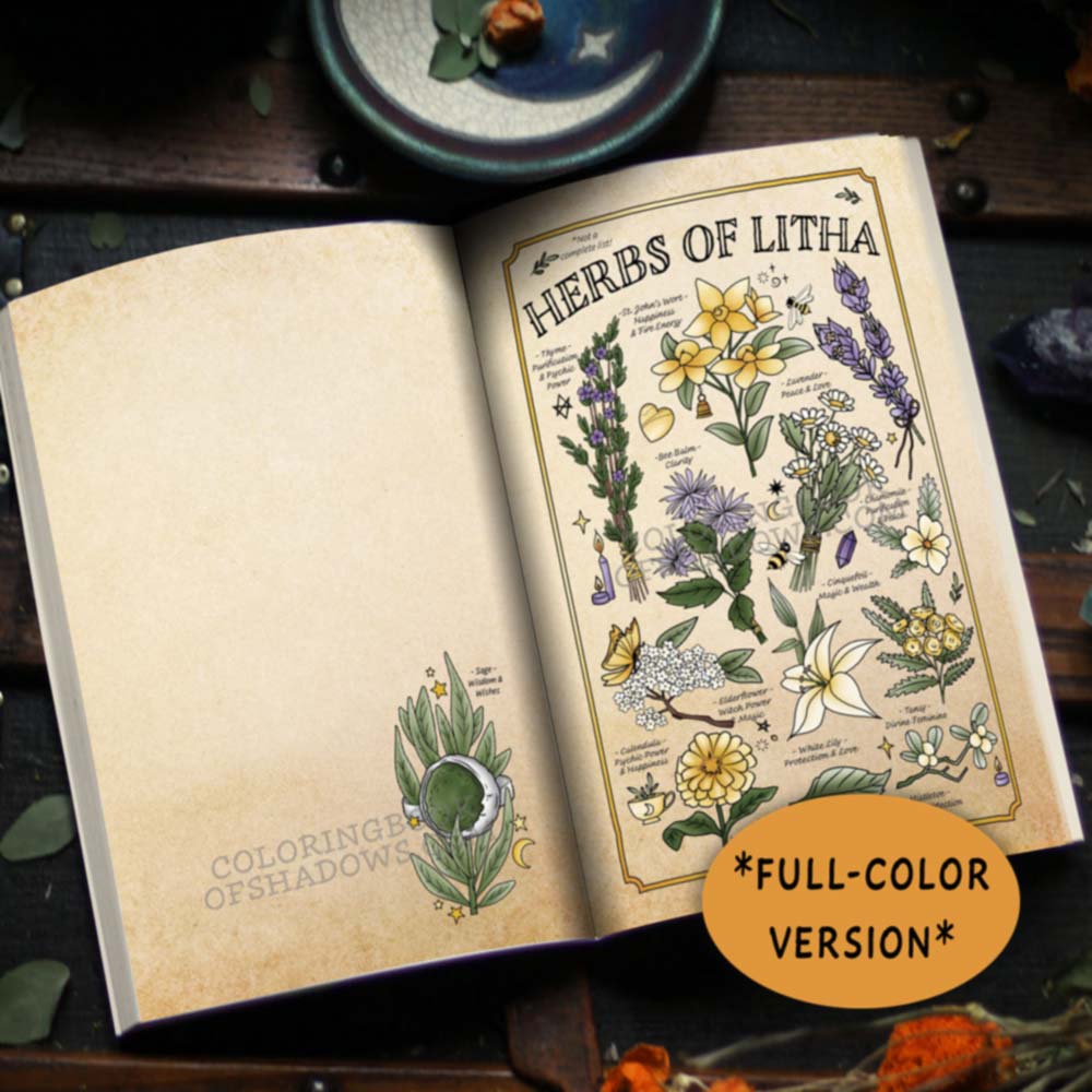 Full-Color Books - Coloring Book of Shadows