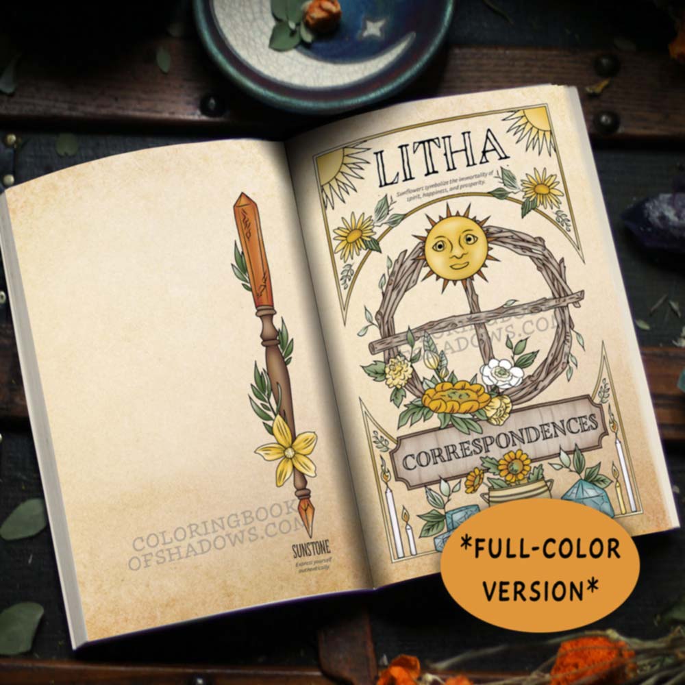 Full-Color Books - Coloring Book of Shadows