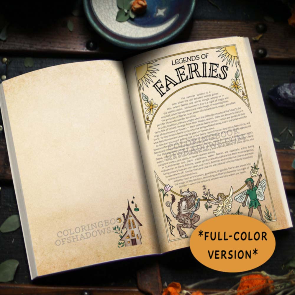 Full-Color Books - Coloring Book of Shadows