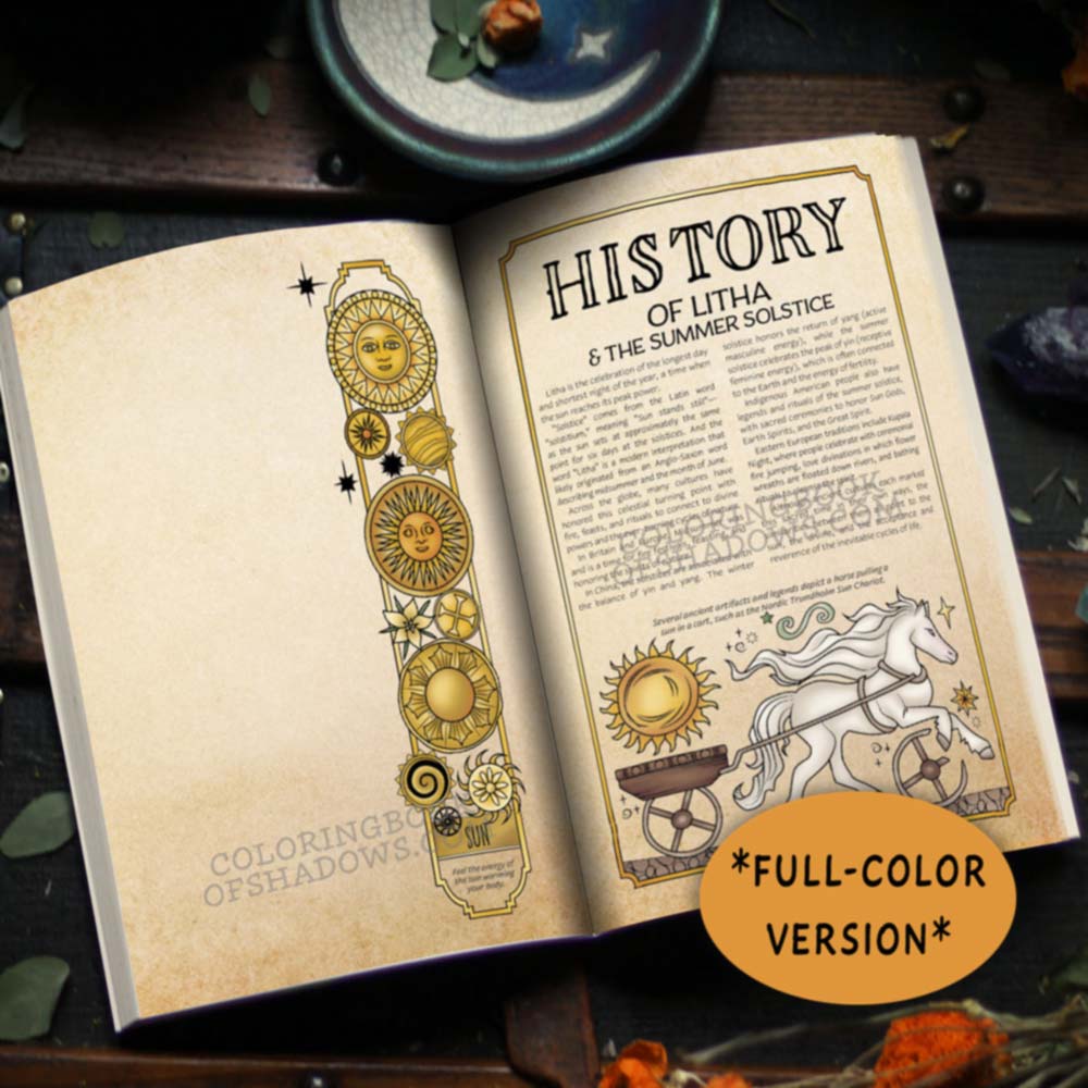 Full-Color Books - Coloring Book of Shadows