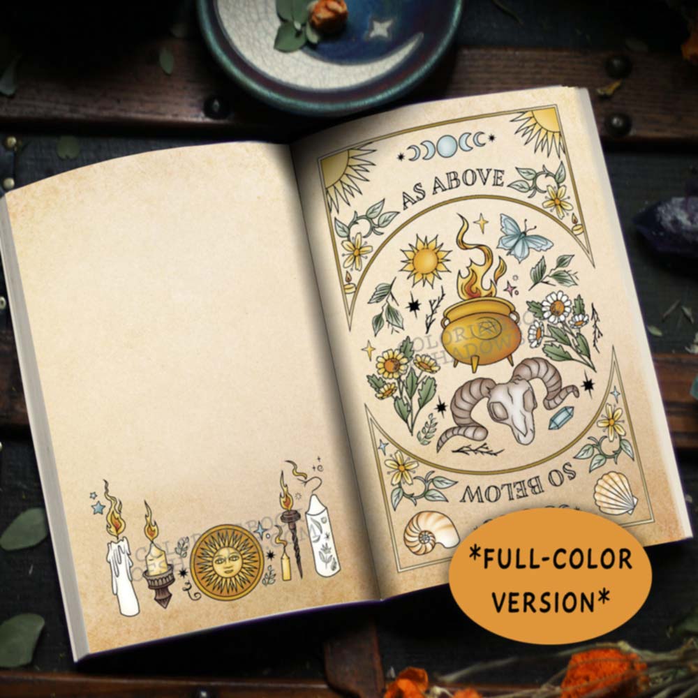 Full-Color Books - Coloring Book of Shadows
